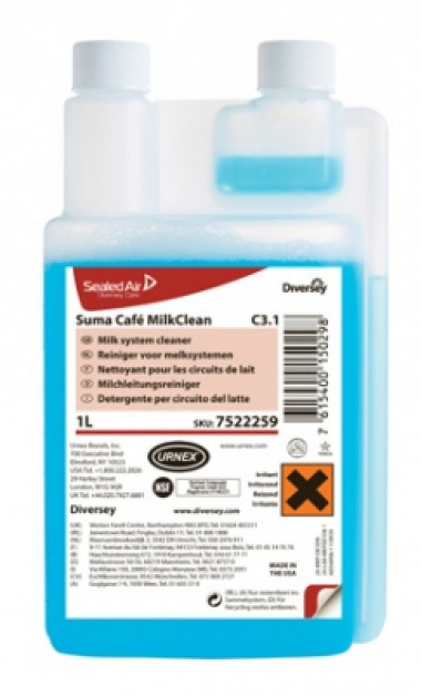 Kavos aparatų valymo priemonė Suma Cafe MilkClean C3.1, 1l | shop ...